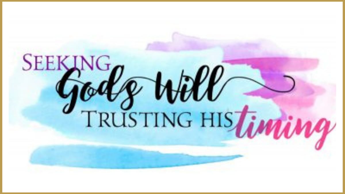 FAITH IN GODS TIMING