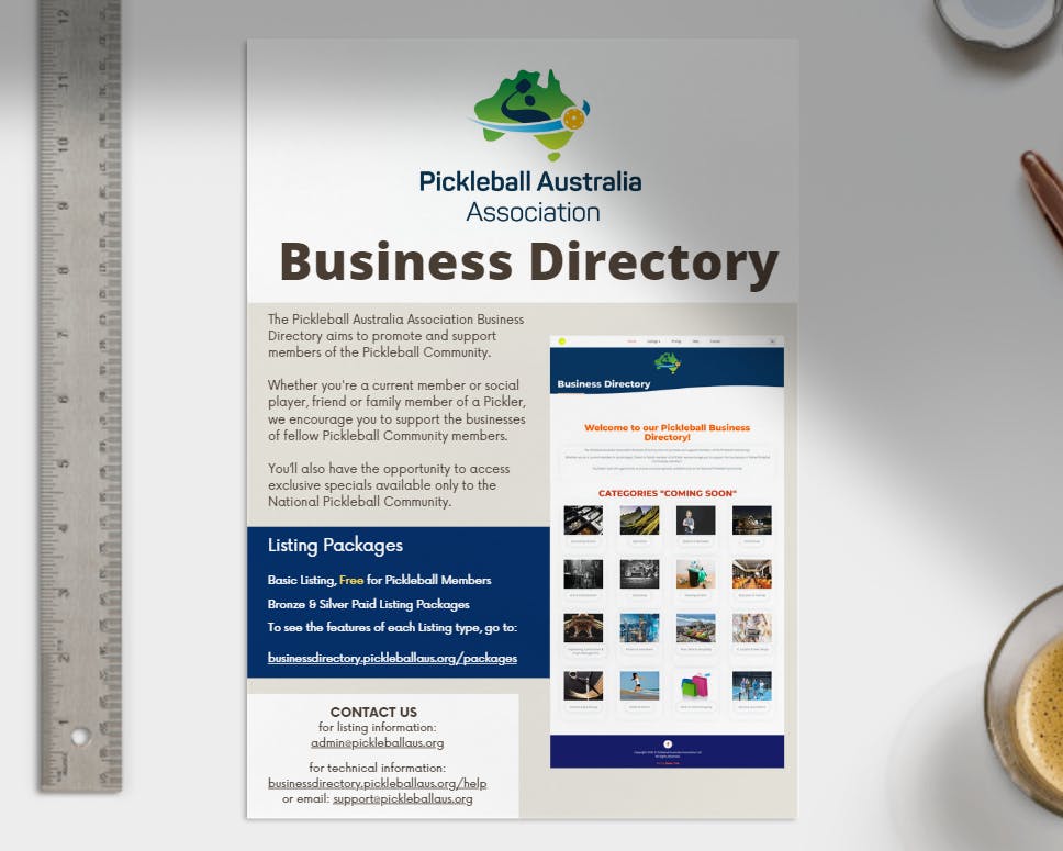 Pickleball Australia Business Directory Information