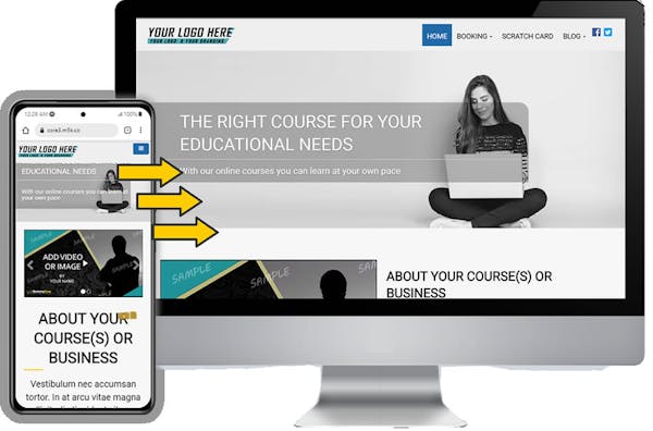 Course Marketing Website Template