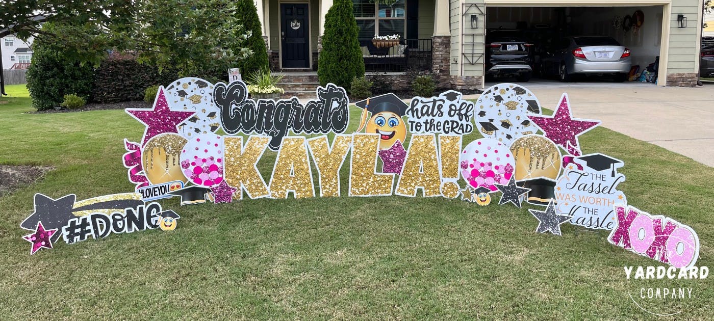 Graduation Yard Cards & Yard Signs For Celebrating Your Graduate
