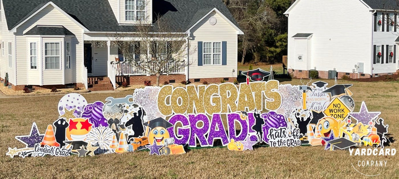 Graduation Yard Cards & Yard Signs For Celebrating Your Graduate