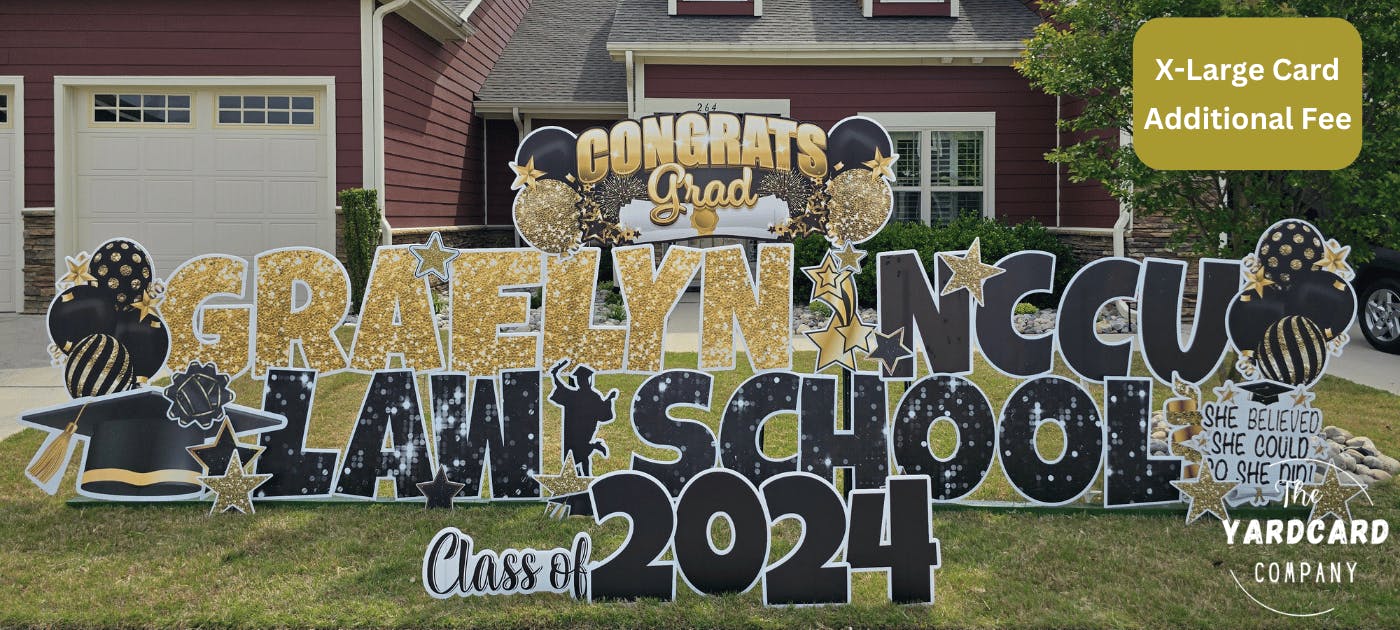 Graduation Yard Cards & Yard Signs For Celebrating Your Graduate